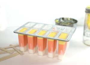 Candy Corn Popsicles - Shrimp Salad Circus