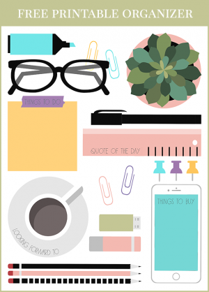 Free DIY Dry Erase Planner with Printable - Shrimp Salad Circus