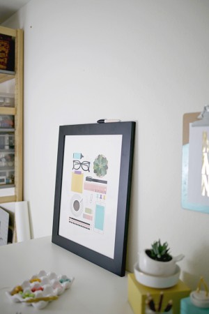 Free DIY Dry Erase Planner with Printable - Shrimp Salad Circus