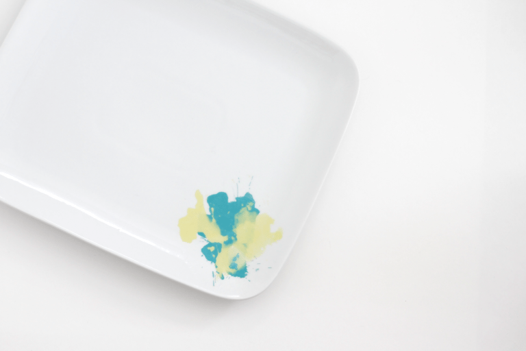 DIY Watercolor Plates - How To-sday - Shrimp Salad Circus