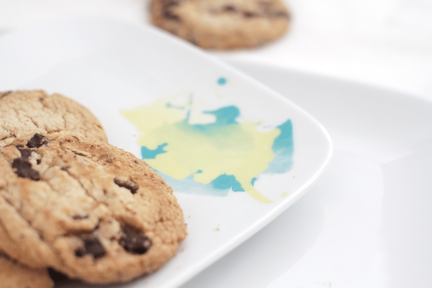 DIY Watercolor Plates - How To-sday - Shrimp Salad Circus