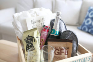 DIY Guest Welcome Box + Free Printable Template - Shrimp Salad Circus
