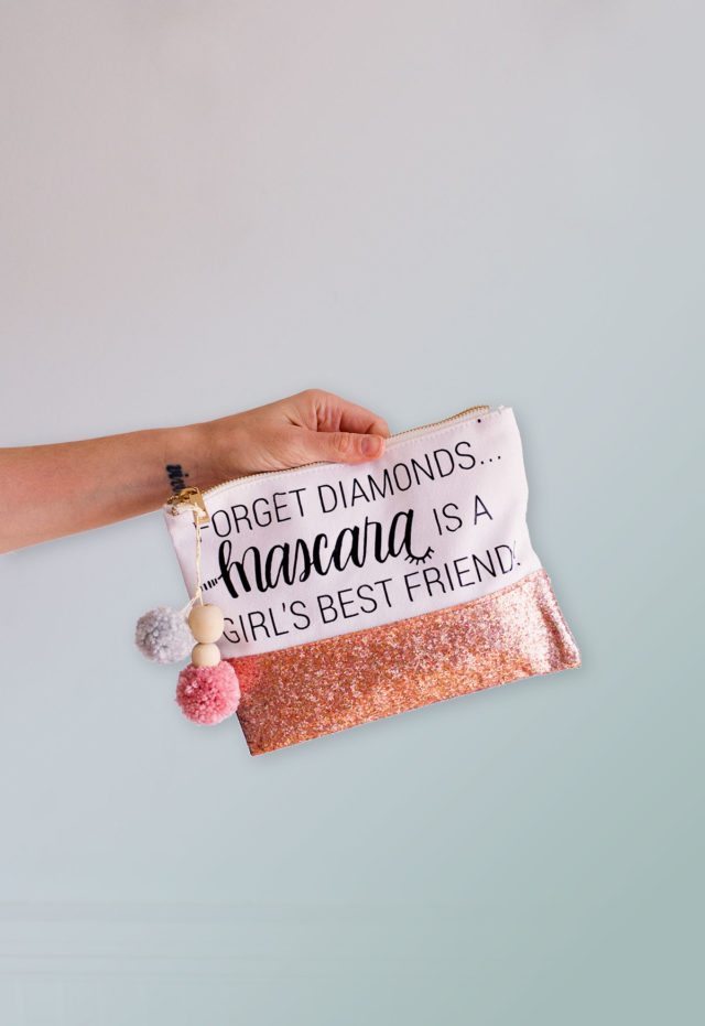 How to Make a Cute DIY Makeup Bag + Free Printable Template