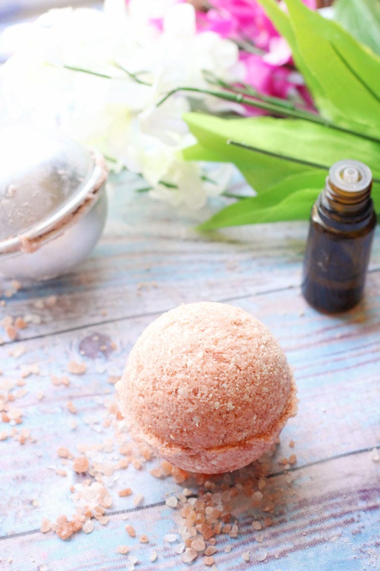 Recipe for Pink Himalayan Salt Bath Bombs - Shrimp Salad Circus